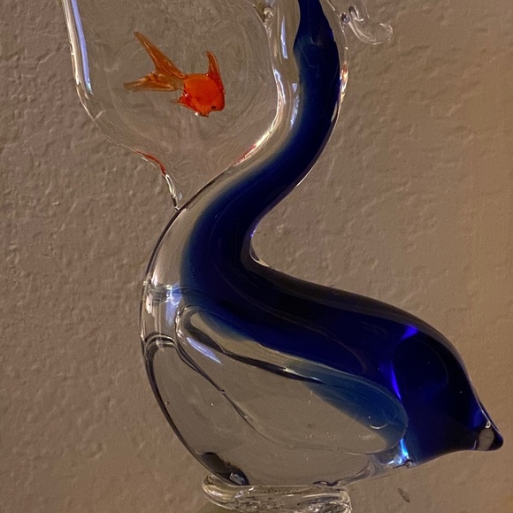 Murano | Art | Murano Italy Hand Blown Glass Pelican Art Glass Statue ...